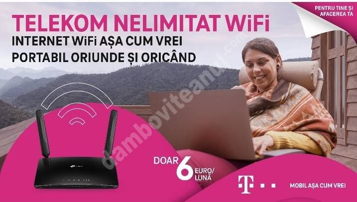Nelimitat WiFi de la Telekom Mobile este cea mai simplă soluție de ...