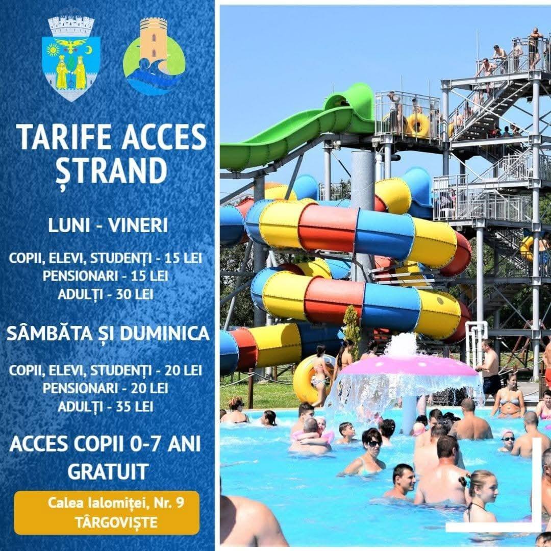 Parcul acvatic de la Complexul Turistic de Natație își deschide porțile!